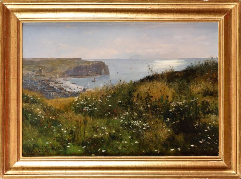 Gaston Marie Anatole Roullet | La côte à Étretat | MutualArt