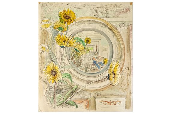 Peter Samuelson | Self-portrait in the mirror | MutualArt