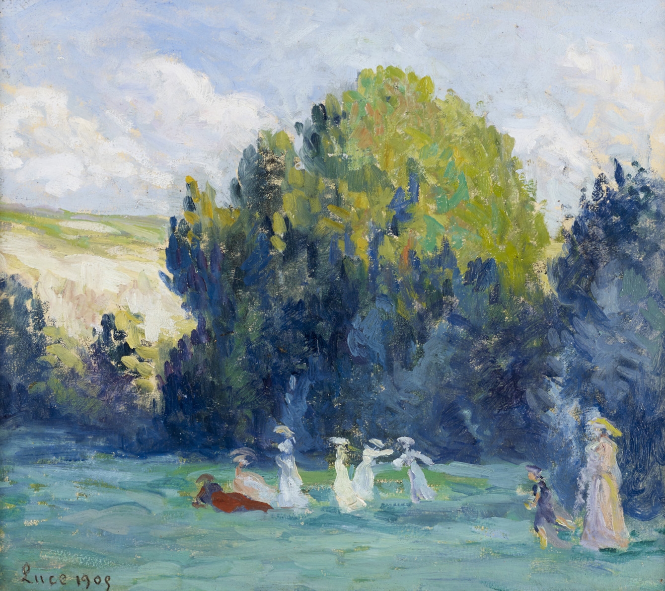 Maximilien Luce | ELEGANTES (1905) | MutualArt