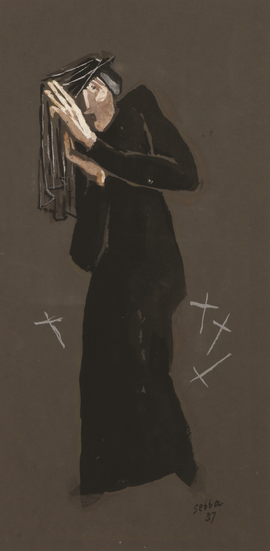 Shalom Sebba | Die Witwe (1937) | MutualArt