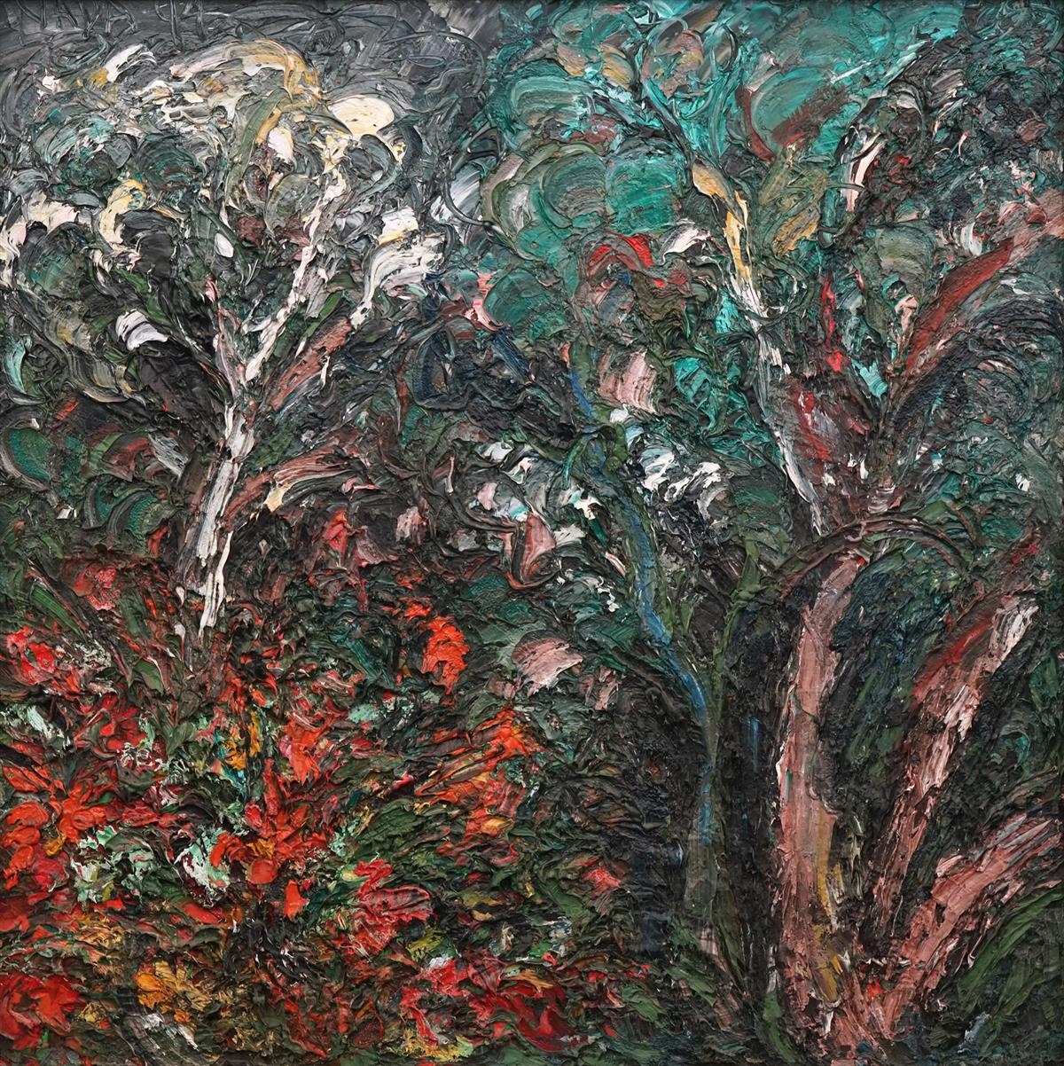 Nada Herman | Ghost Gum and Poinsettias, 1994 (1994) | MutualArt