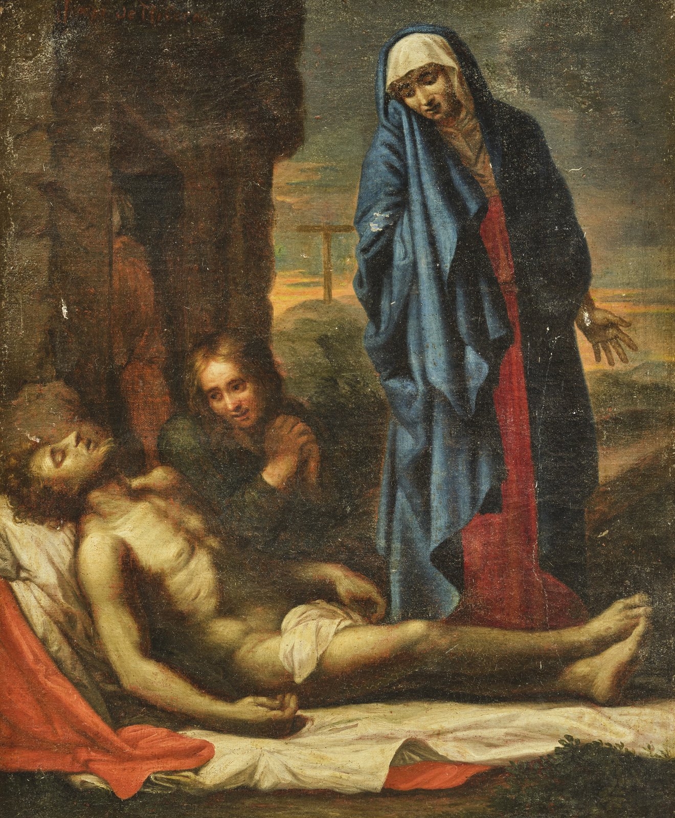 Nicolas Poussin | La déploration sur le corps du Christ | MutualArt