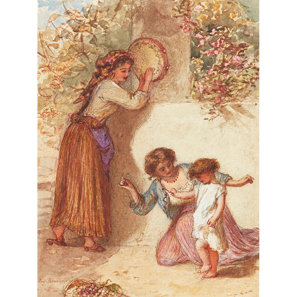 Augustus Jules Bouvier | DANCING LESSON | MutualArt