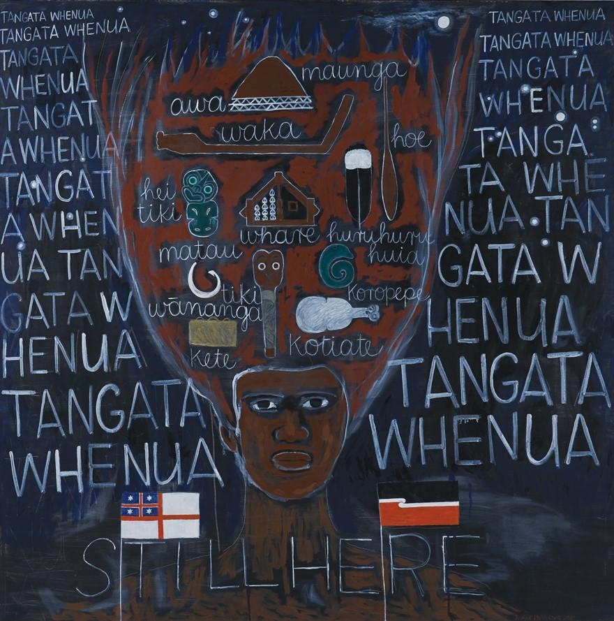 Robyn Kahukiwa | Tangata Whenua (Still Here) (2015) | MutualArt