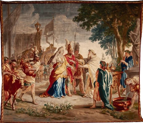 Peter Borcht | Odysseus Return Chryseis to her Father Chryses | MutualArt