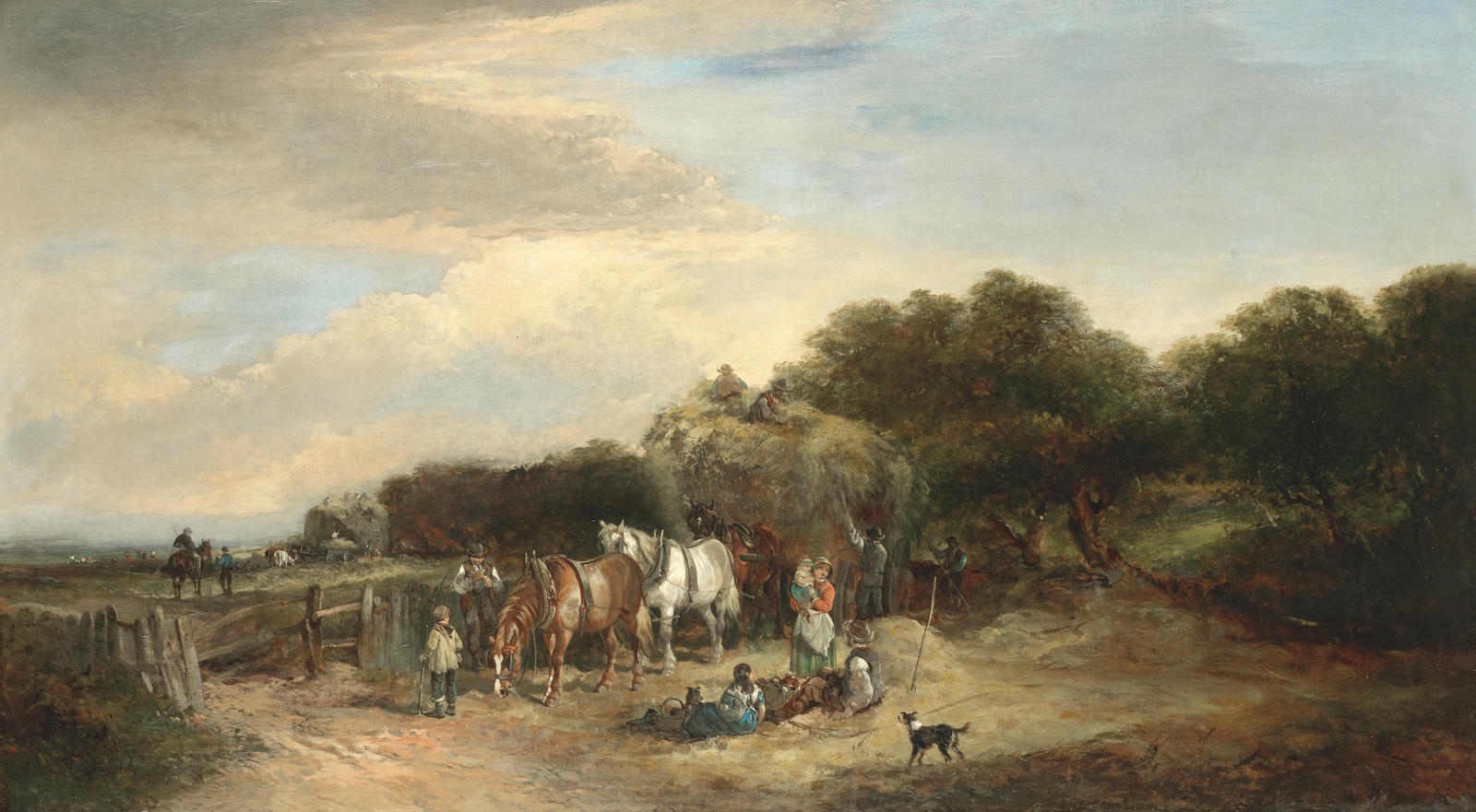 William Shayer Sr. | The last load | MutualArt