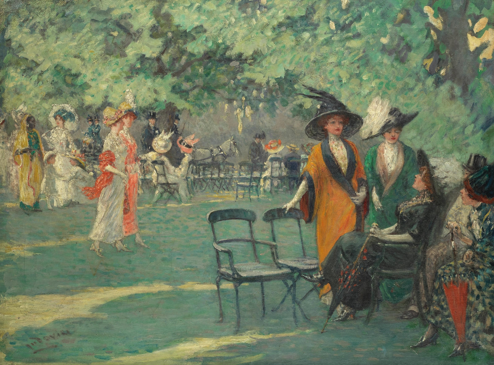 Albert Ludovici | The park in summer | MutualArt