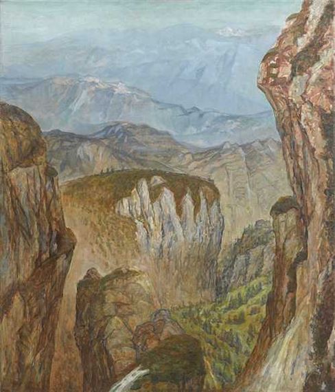 Erich Erler-Samaden | Mountain landscape | MutualArt