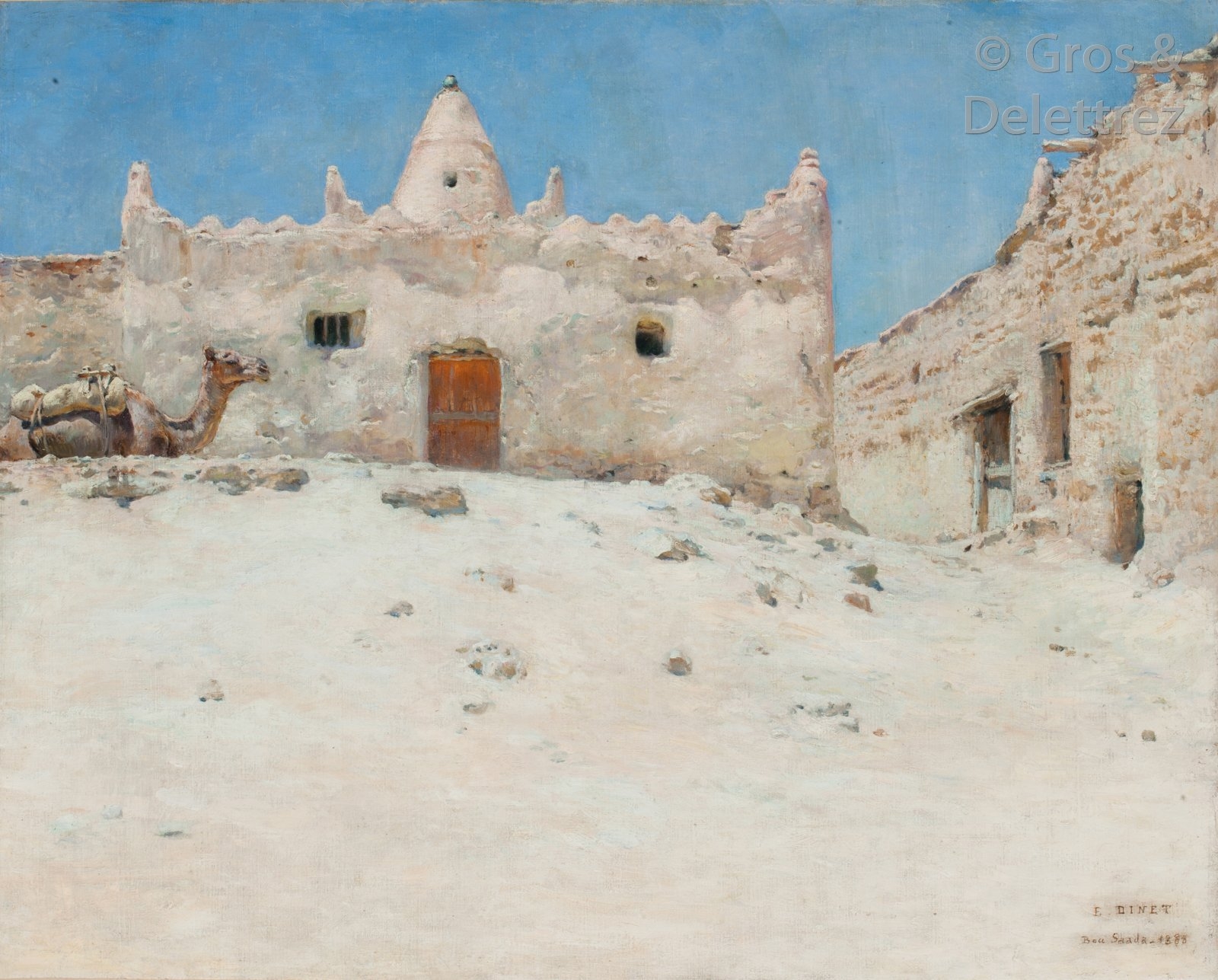 Alphonse-Étienne Dinet | Les enfants de Bou Saada (1888) | MutualArt