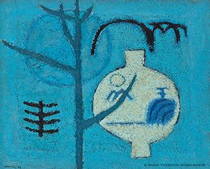 Kim Whanki | Jar (1958) | MutualArt