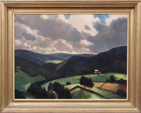 Alfred Martin | Orage sur la vallée de l’Amblève | MutualArt