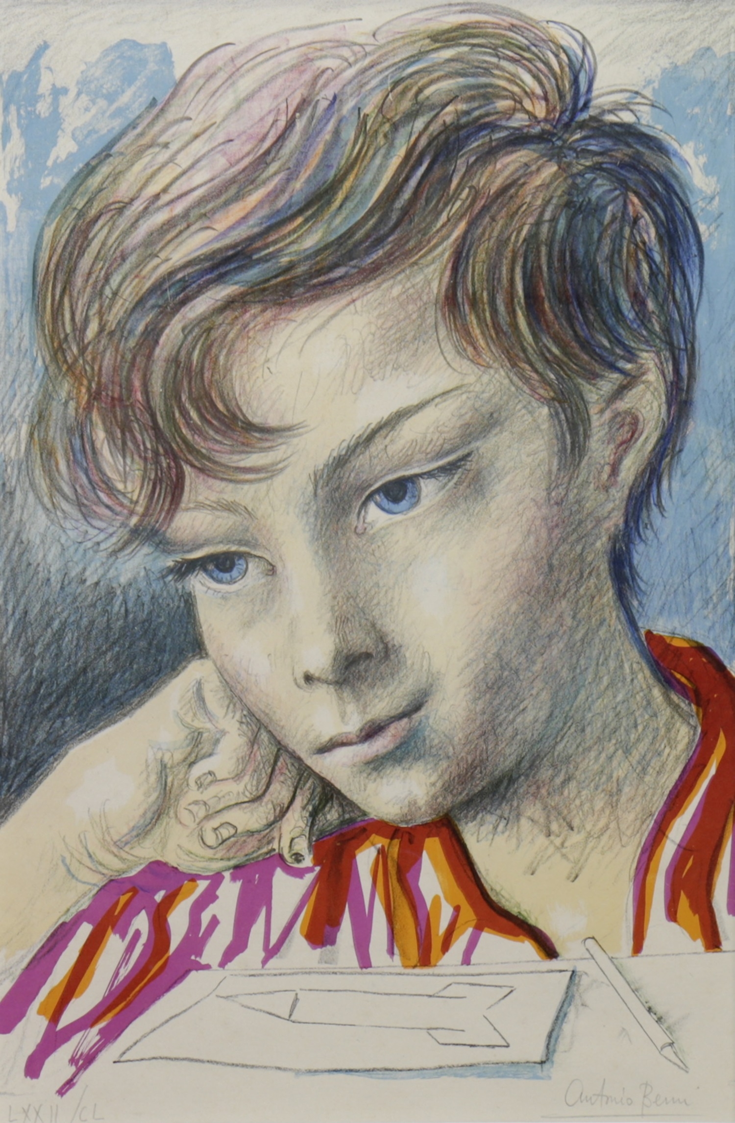 Antonio Berni | PORTRAIT OF A YOUNG BOY | MutualArt