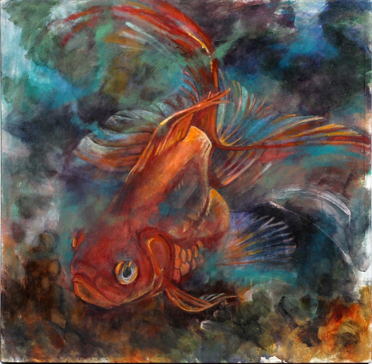 Diann Benoit Jameyfield | KOI FISH | MutualArt