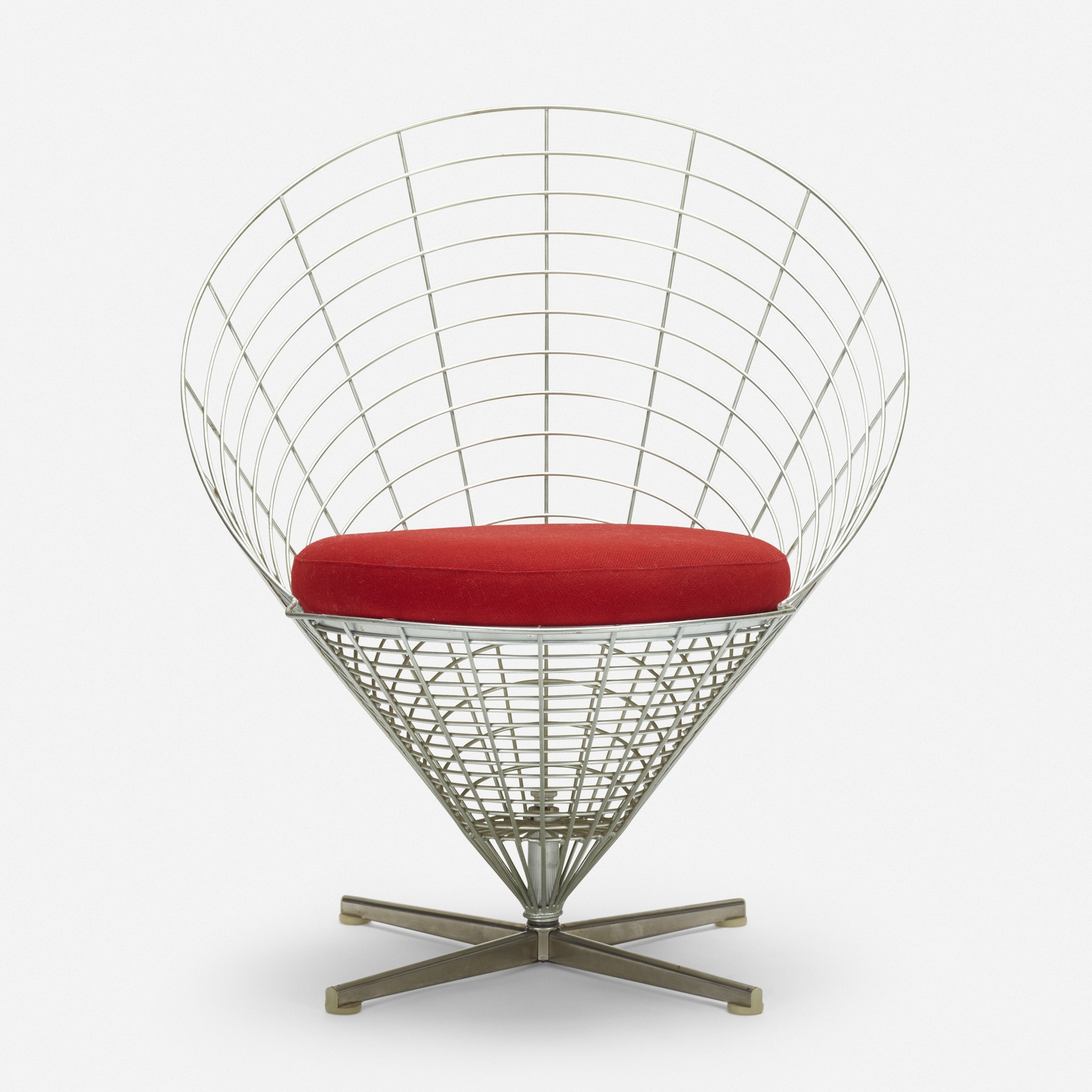 Verner Panton | Wire cone chair, model K2 (1959) | MutualArt