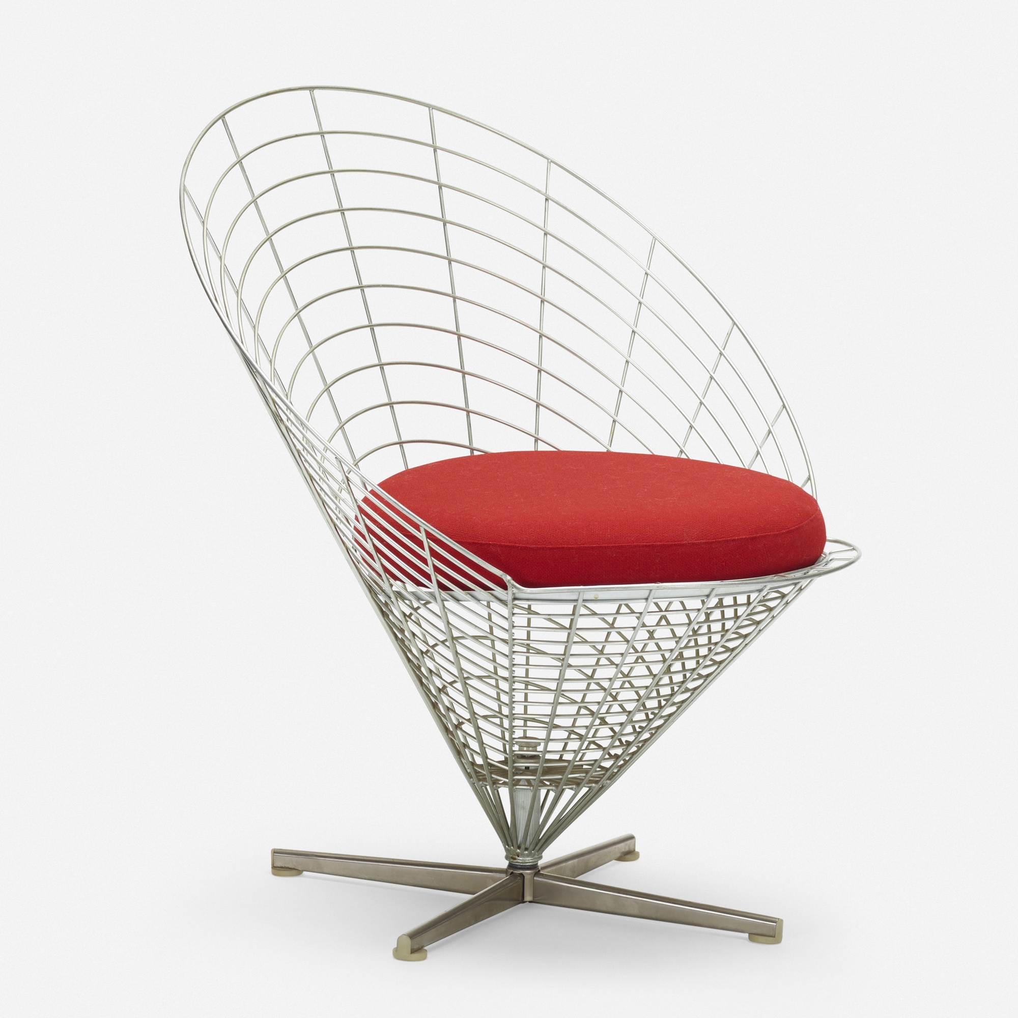 Verner Panton | Wire cone chair, model K2 (1959) | MutualArt