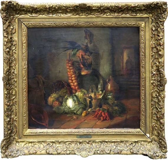 Maria Vos | Küchenstillleben (1842) | MutualArt
