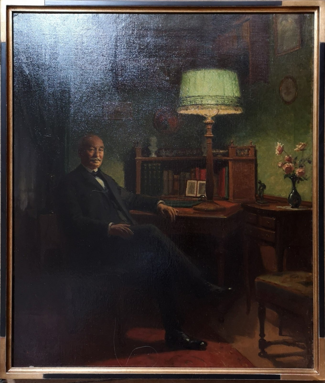 Marcel Rieder | Portrait d'homme dans un intérieur | MutualArt