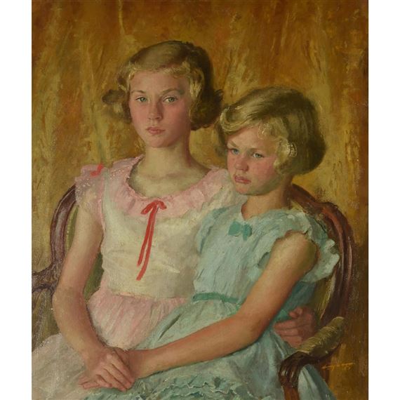 Henry Marvel Carr | Portrait of Hilary and Jane Crosthwaite | MutualArt