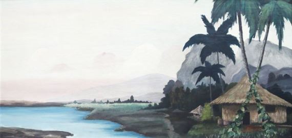 Vicente Alvarez Dizon | Landscape (1945) | MutualArt