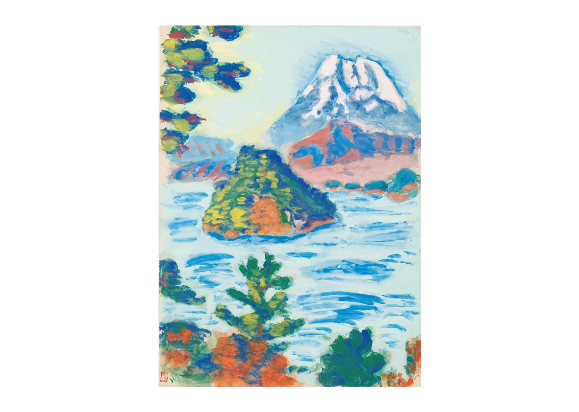 Ryuzaburo Umehara | MOUNT FUJI（Uchiura） (1948) | MutualArt