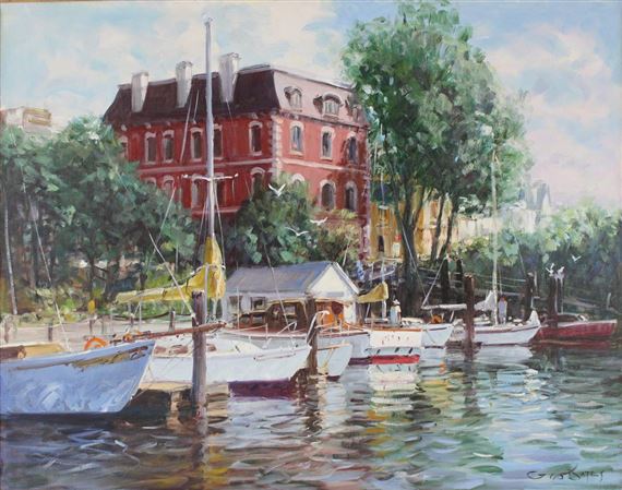 George William Bates | The customs building | MutualArt