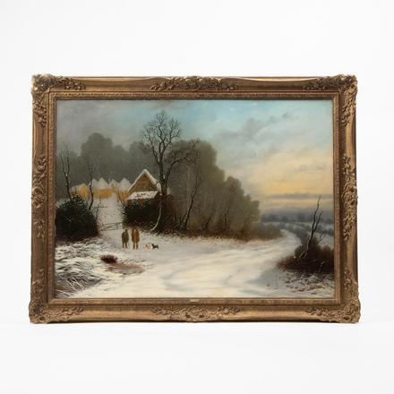 William Thomas Such | A Winter Walk (19th Century) | MutualArt