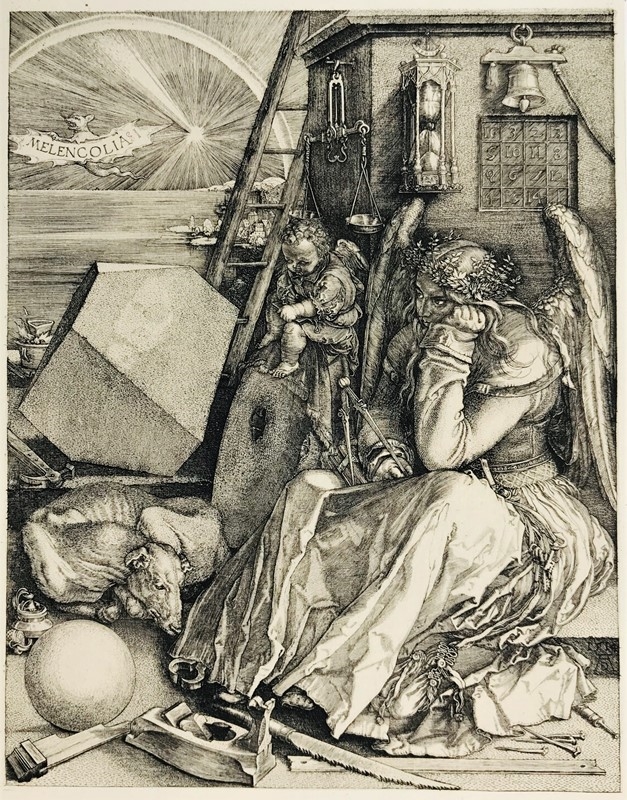 Albrecht Dürer | Melancholia (1514) | MutualArt