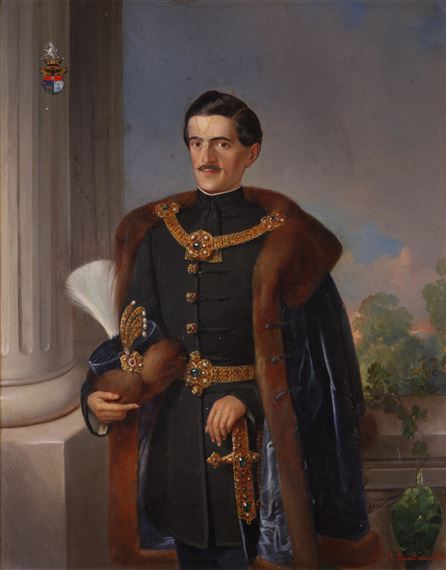 J. Janitschek | Portraits of Austro Hungarian officers (1864) | MutualArt