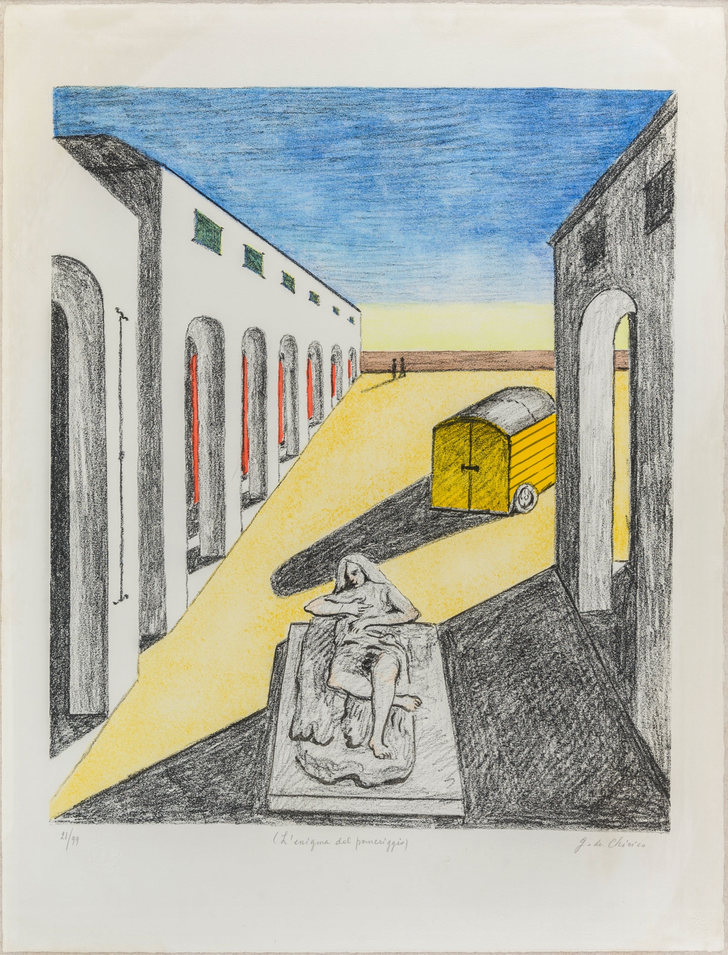Giorgio de Chirico | L'enigma del pomeriggio (1970) | MutualArt