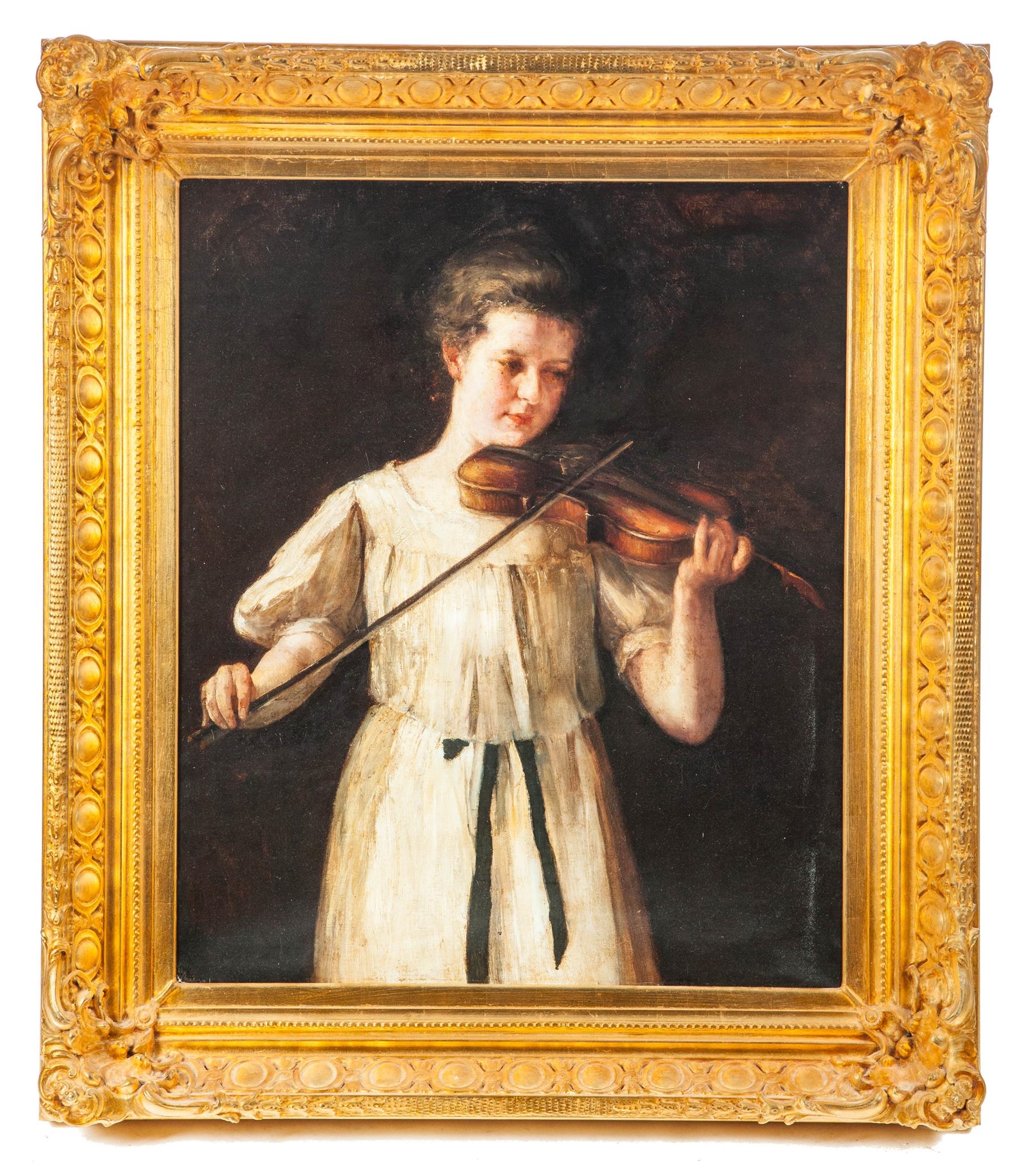 David Walkley | GIRL PLAYING VIOLIN | MutualArt