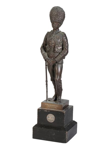 George Edward Wade | Figure of a Grenadier Guard (1889) | MutualArt