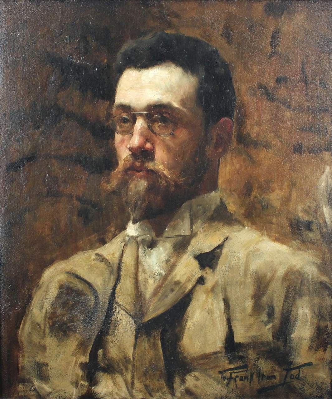 Solomon Joseph Solomon | Portrait of frank lewis | MutualArt