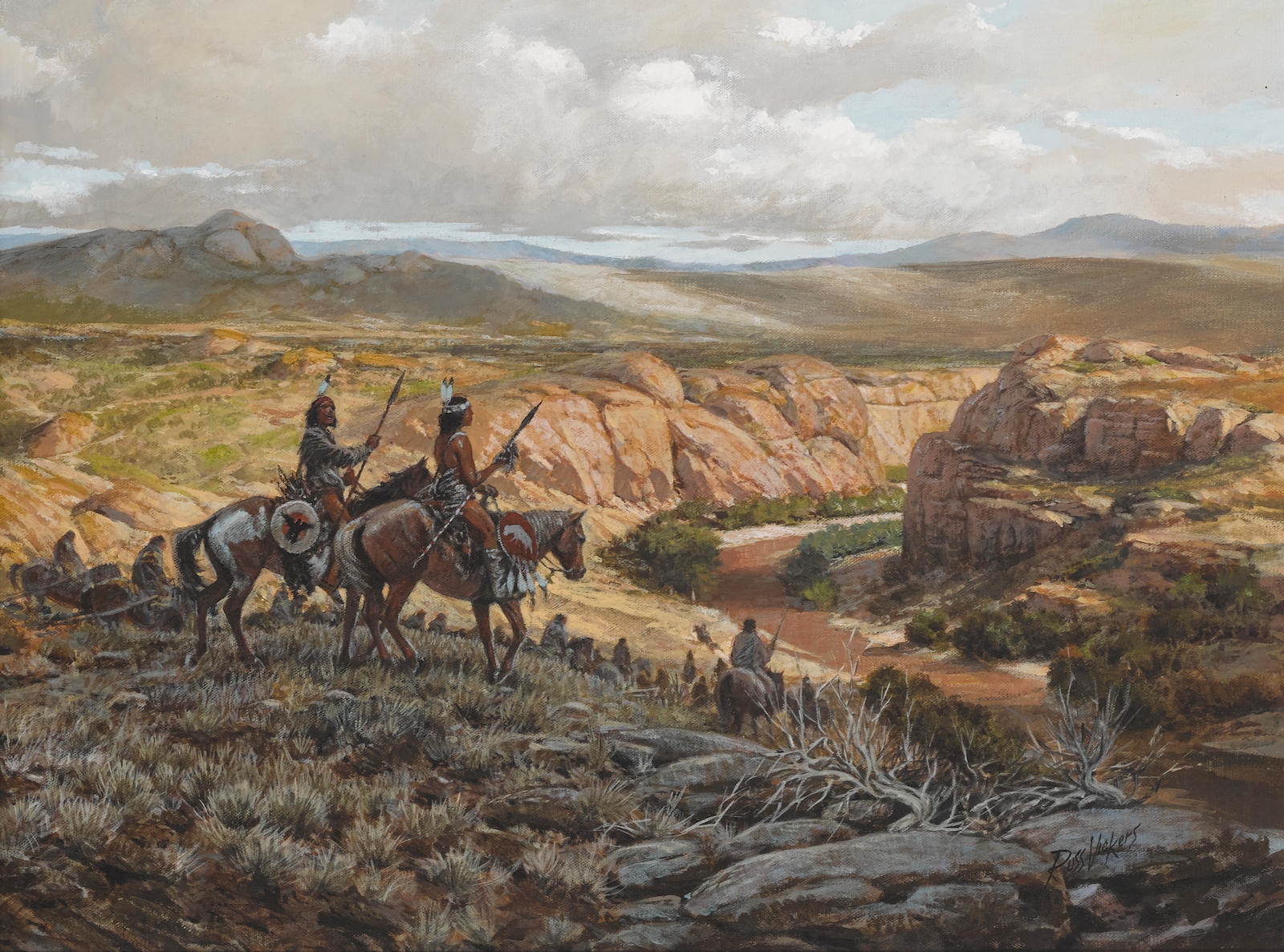 Russ Vickers | The Gathering of Tribes | MutualArt
