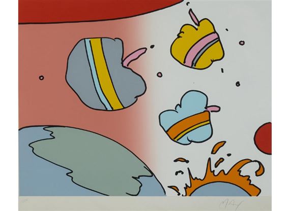 Peter Max | Space Rainbow (1977) | MutualArt