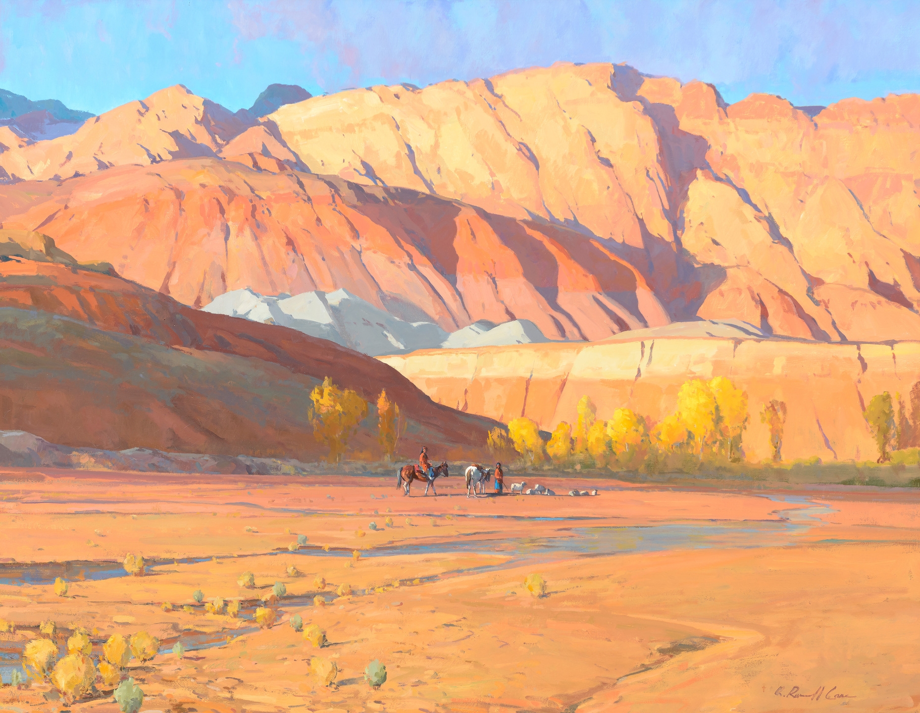 G. Russell Case | Last Light, Vermilion Cliffs (2011) | MutualArt