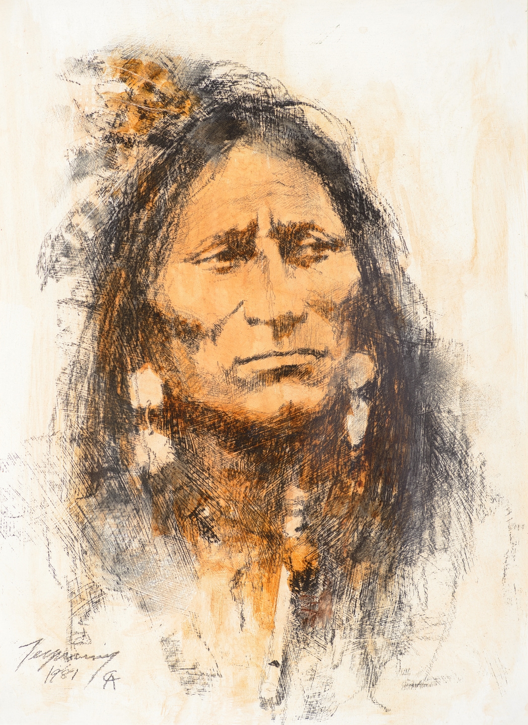 Howard Terpning | Crow Brave | MutualArt