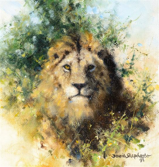 David Shepherd | Lion (1993) | MutualArt