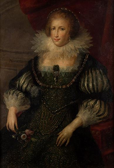 Peter Paul Rubens | Retrato de La Reina Ana de Austria | MutualArt