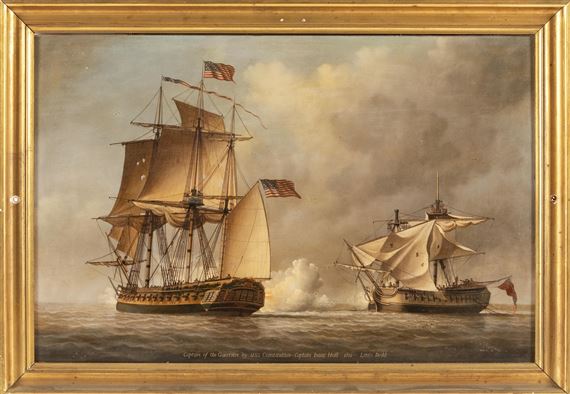 Louis Dodd | Capture of the Guerriere by USS Constitution - Captain ...