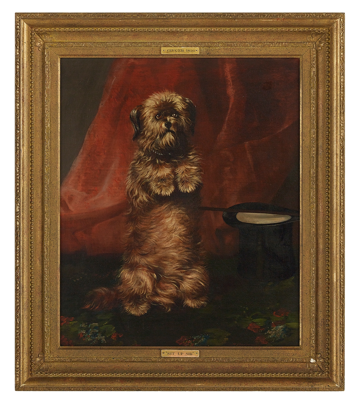Henry Barraud | Sit Up Sir: Ginger (1859) | MutualArt