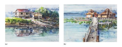 Angel Cacnio | Two Works: Bahay Palaisdaan; Bahay Bantay sa Laot (1984 ...