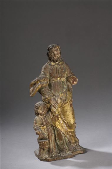 French School, 18th Century | Saint Joseph et l'Enfant Jésus | MutualArt