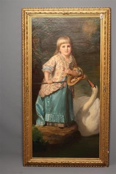 British School, 19th Century | The Little Swan Keeper (1886) | MutualArt
