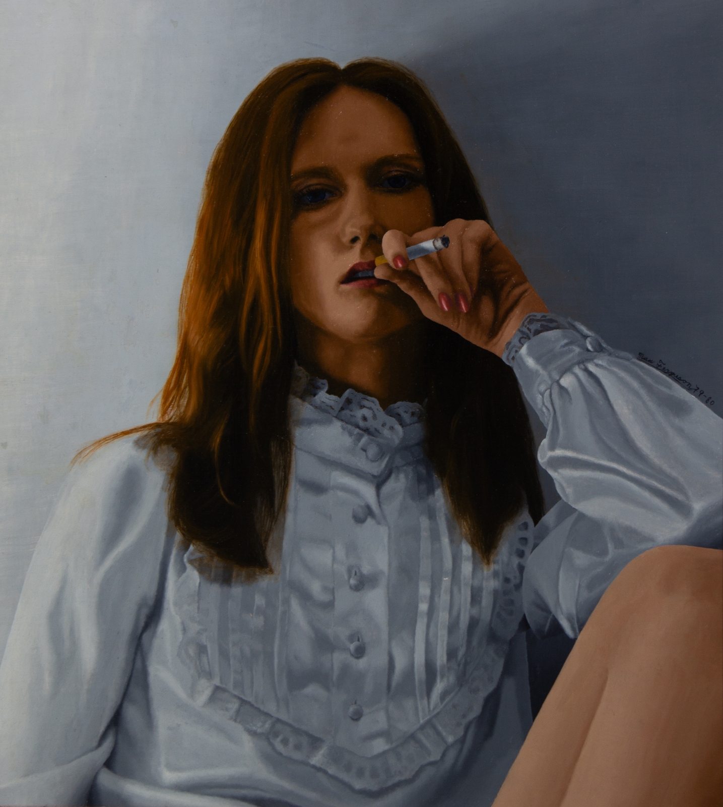 Max Ferguson | Woman with Cigarette (1979 - 1980) | MutualArt