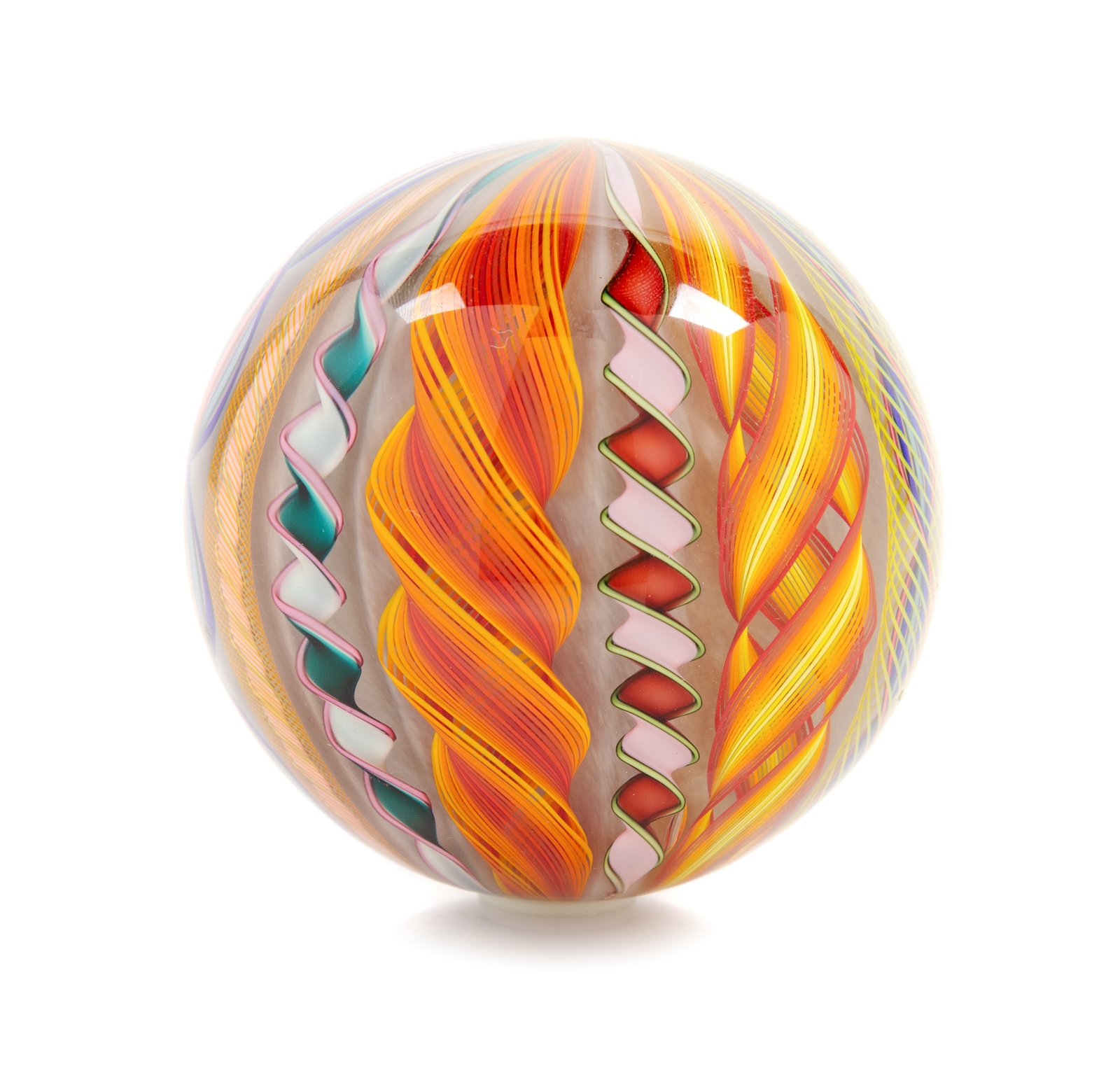 Mark Matthews | Large Art Glass Marble (2005) | MutualArt