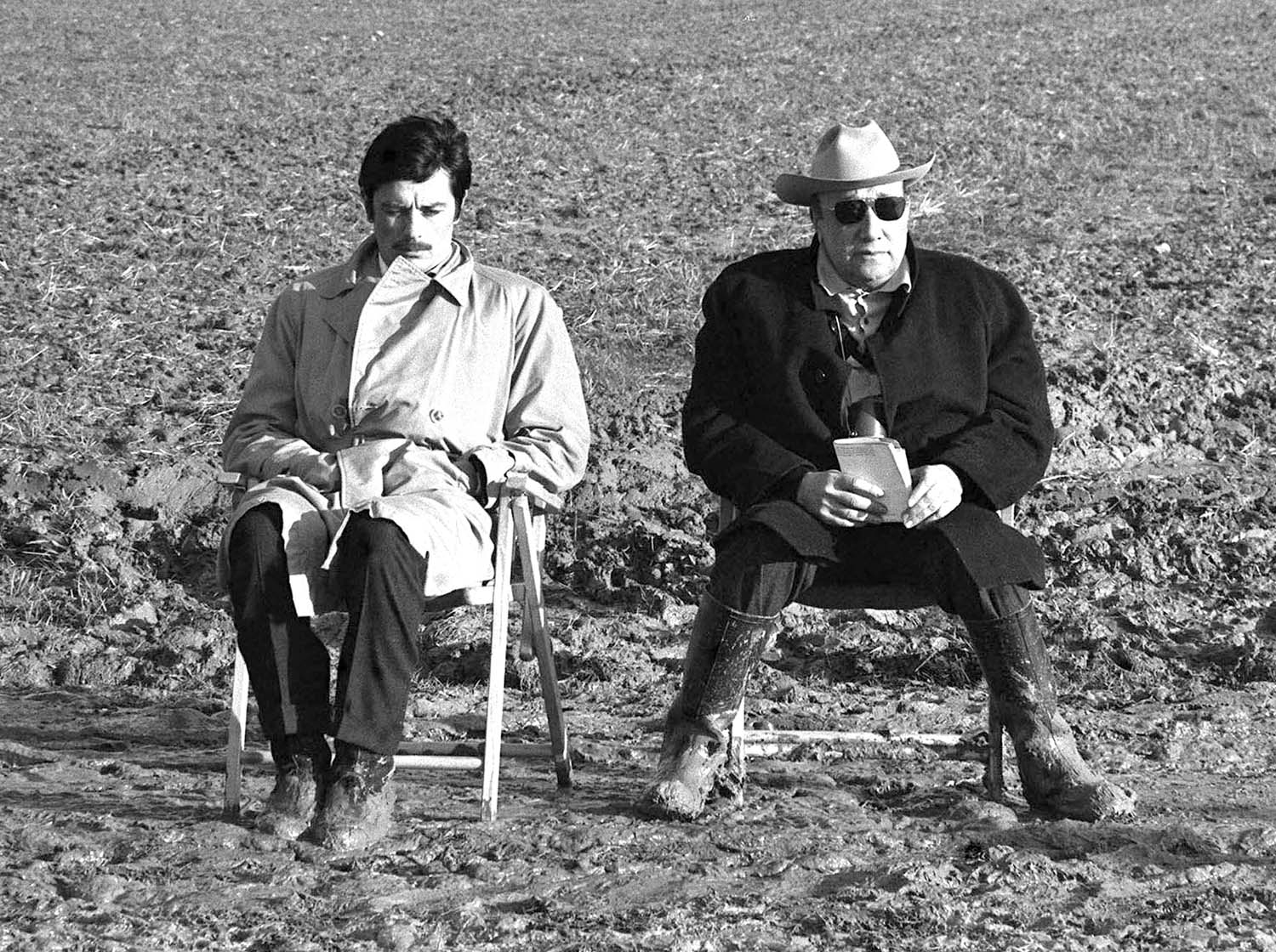 Jean Pierre Fizet | Alain Delon et Jean Pierre Melville | MutualArt