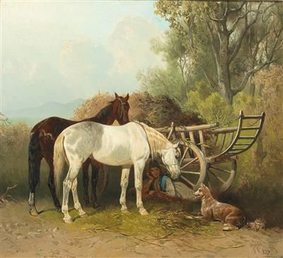 Hans Haag | Rast des Hirtenjungen (1876) | MutualArt