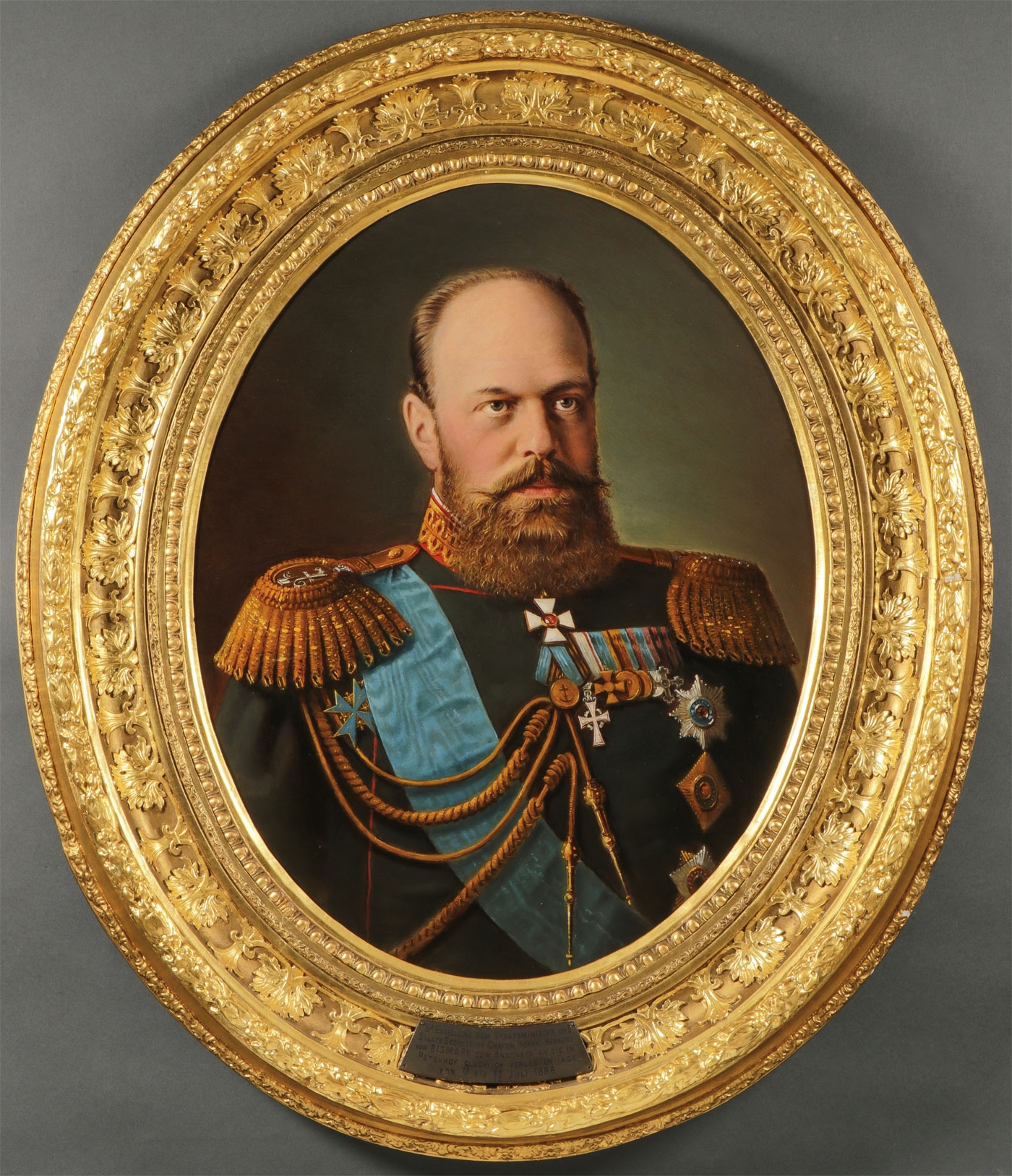 Nikolai Gustavovich Schilder | Portrait of Emperor Alexander III (Circa ...