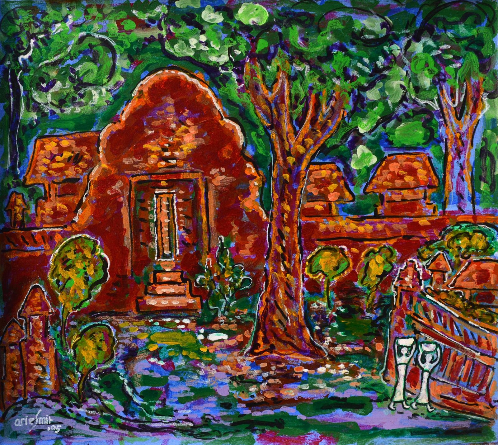Arie Smit | The Village Temple | MutualArt