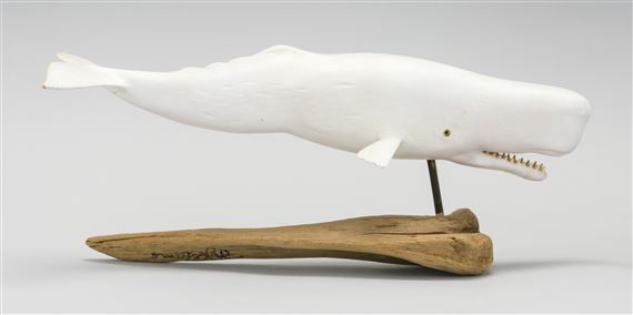 Frank J. Adamo | FRANK ADAMO CARVING OF A RIGHT WHALE | MutualArt